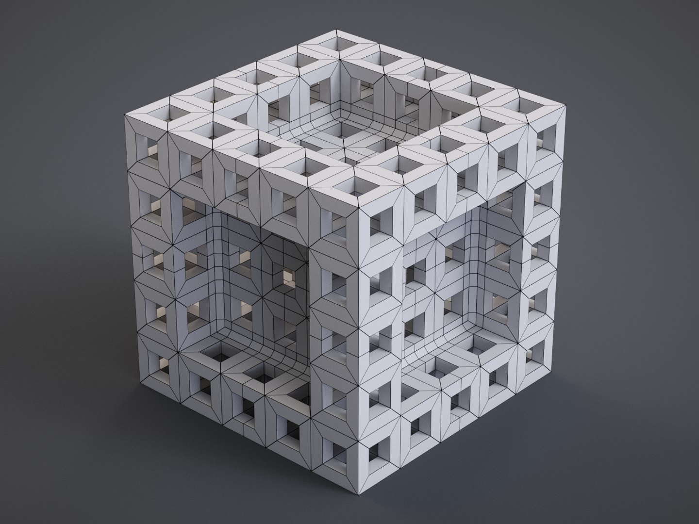 Cube Holes Print 3d Model