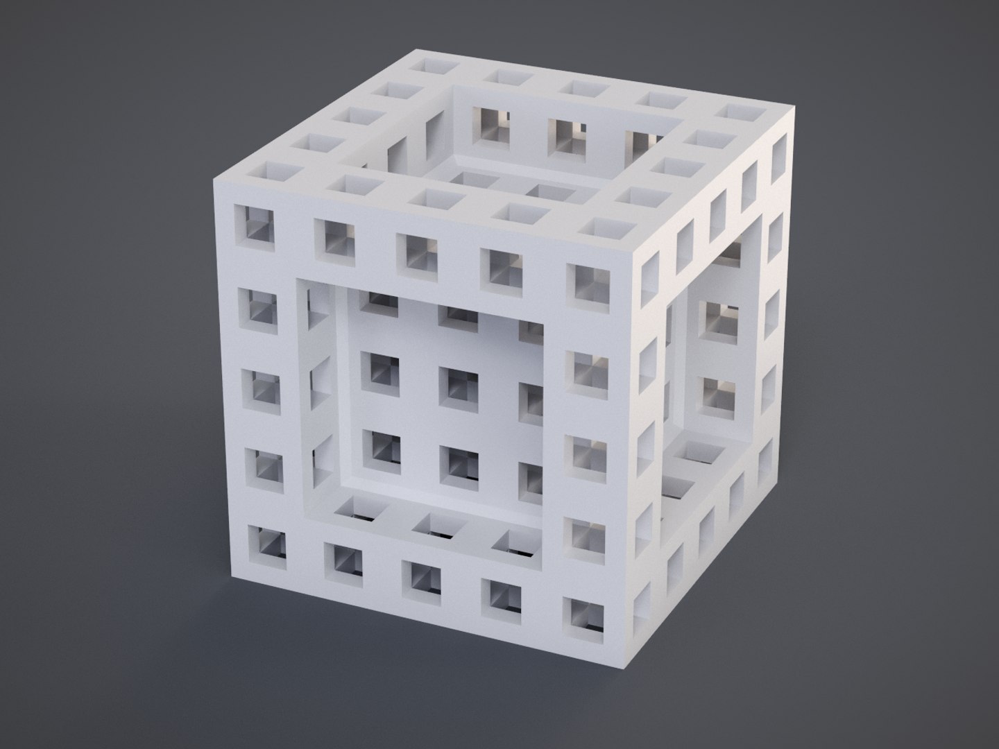 Cube Holes Print 3d Model