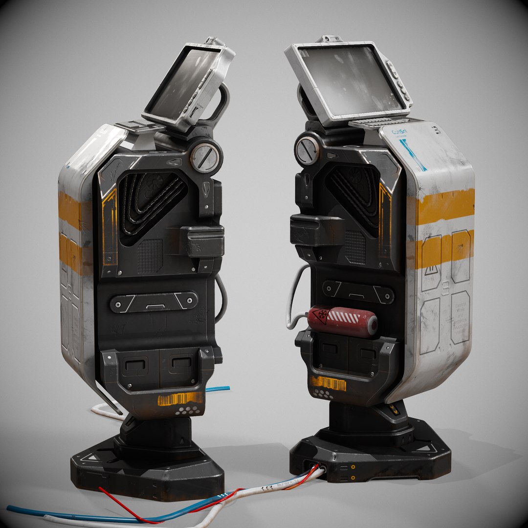 3D Sci-fi Console Archie PBR - TurboSquid 2136059