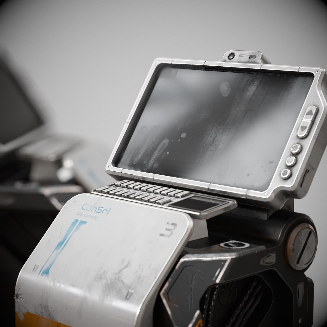 3D Sci-fi Console Archie PBR - TurboSquid 2136059