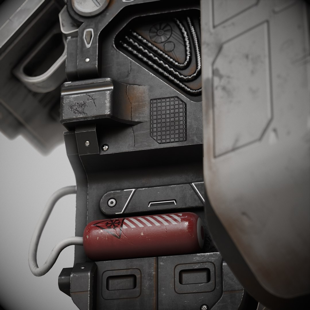 3D Sci-fi Console Archie PBR - TurboSquid 2136059