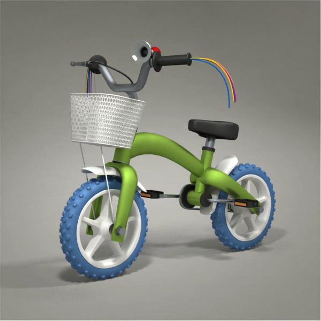 Child Bike 3d Model