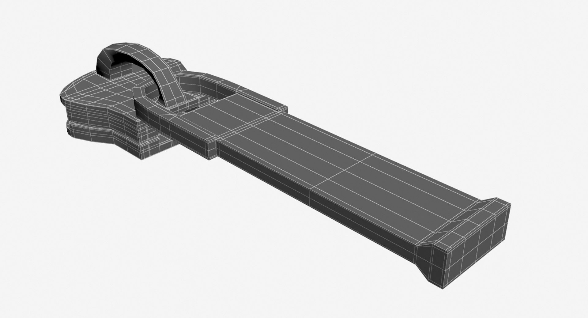Zipper Slider 3d Model