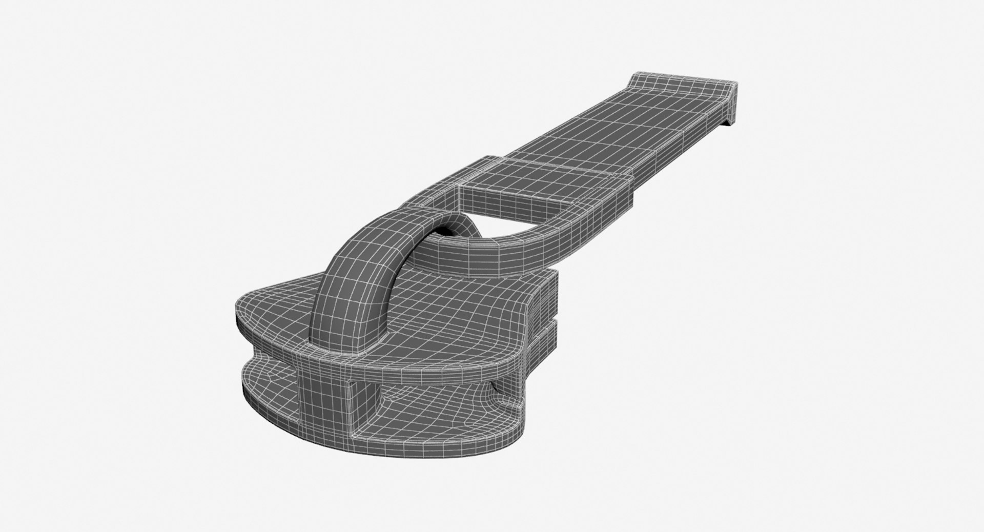 Zipper Slider 3d Model