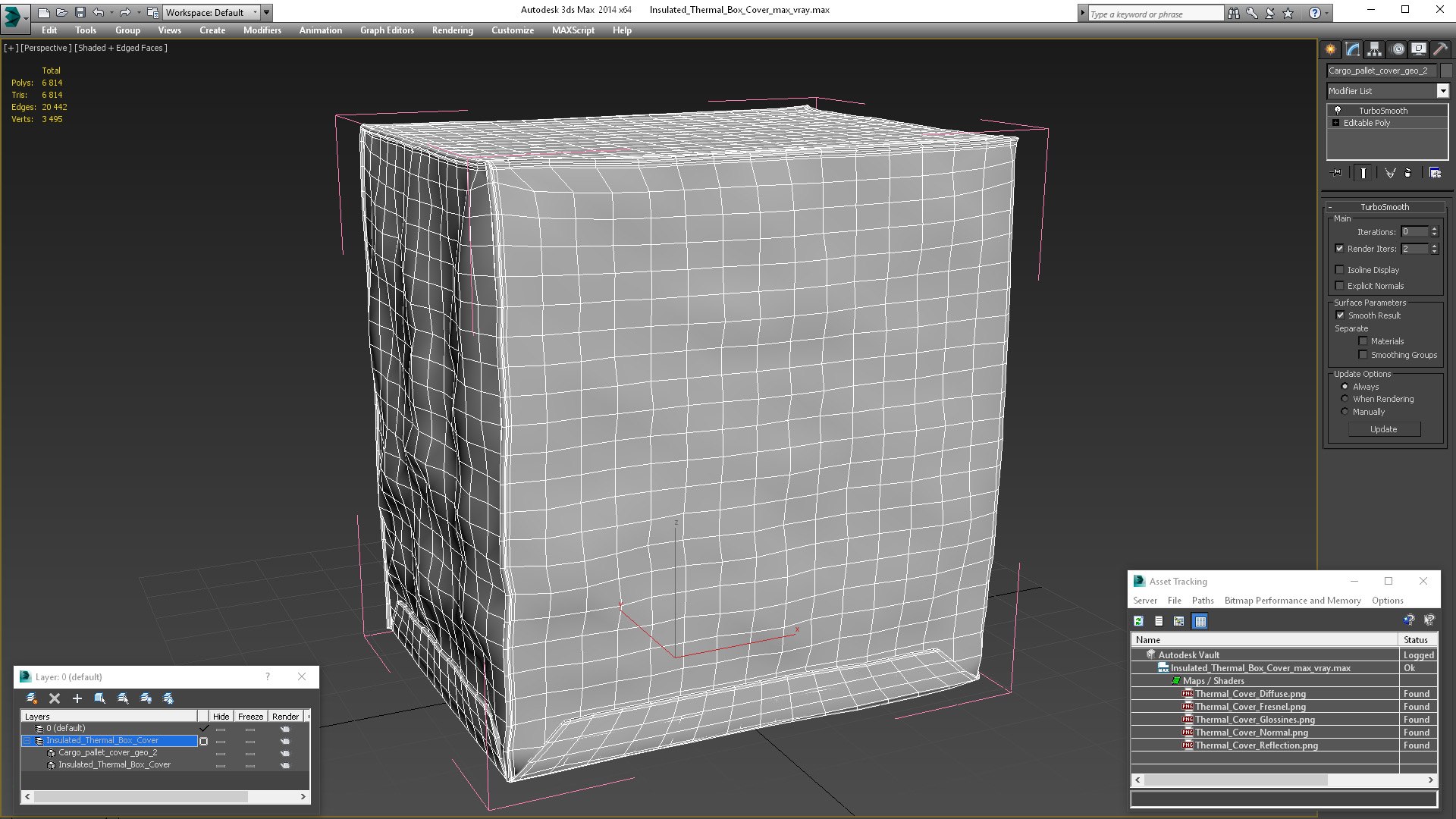 Insulated Thermal Box Cover 3D Model - TurboSquid 2236659