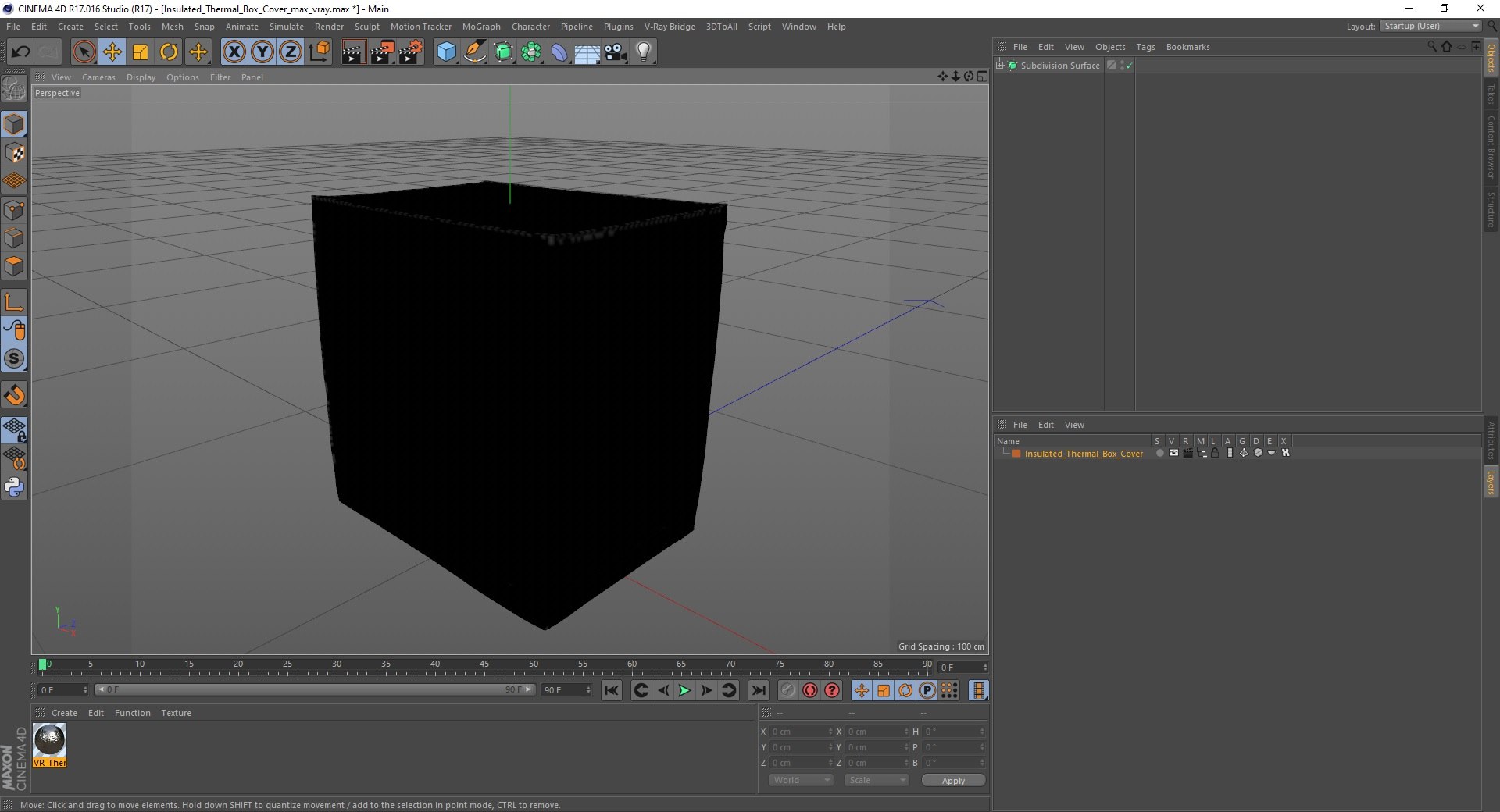 Insulated Thermal Box Cover 3D Model - TurboSquid 2236659