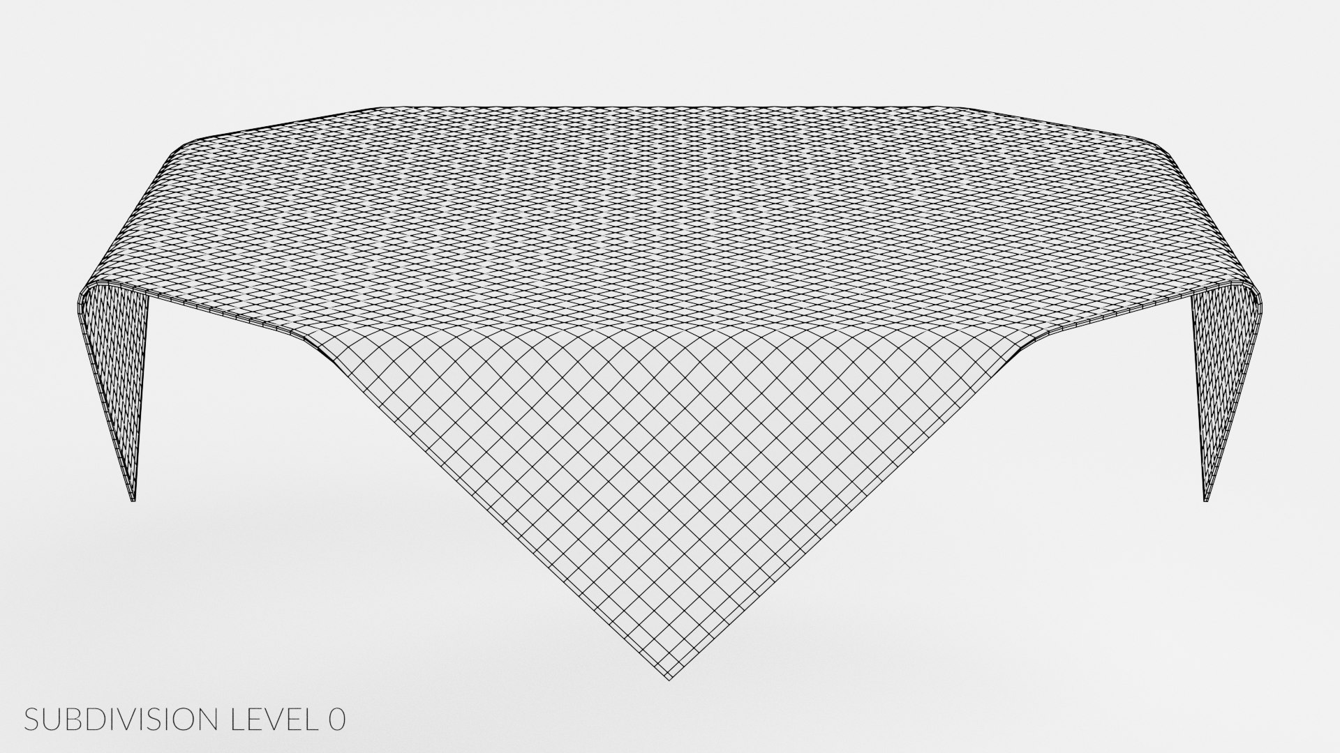 3D Table Cloth Tablecloth - TurboSquid 1507186