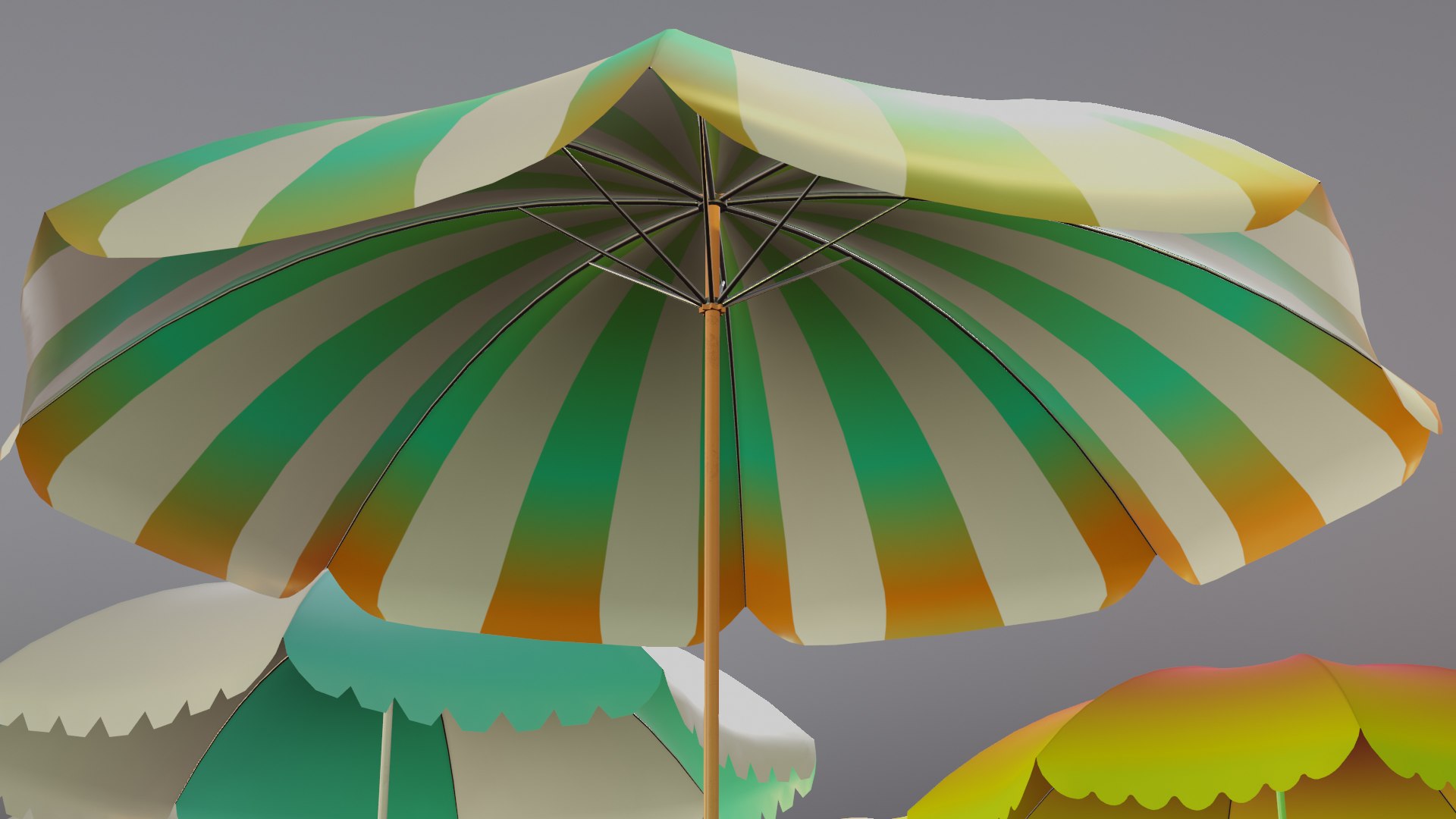 3d Model Beach Set