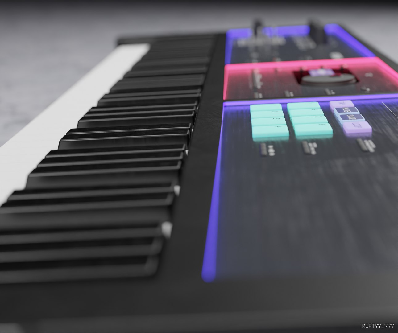 3D Piano Music Keyboard Model - TurboSquid 1839749
