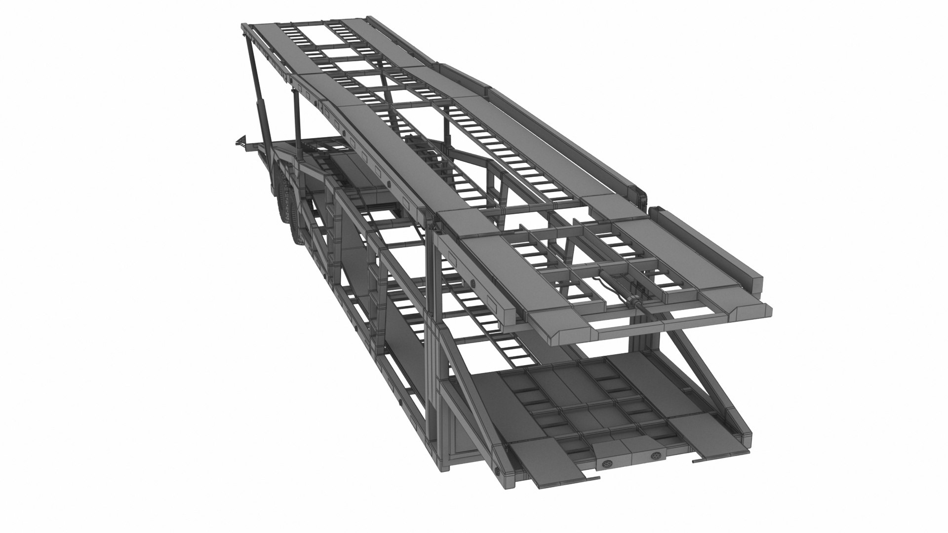 3D Car Transporter - TurboSquid 1529575