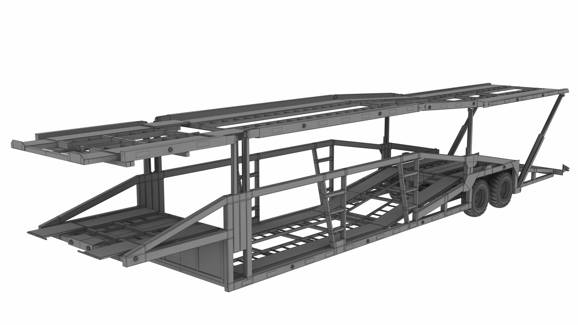 3D Car Transporter - TurboSquid 1529575