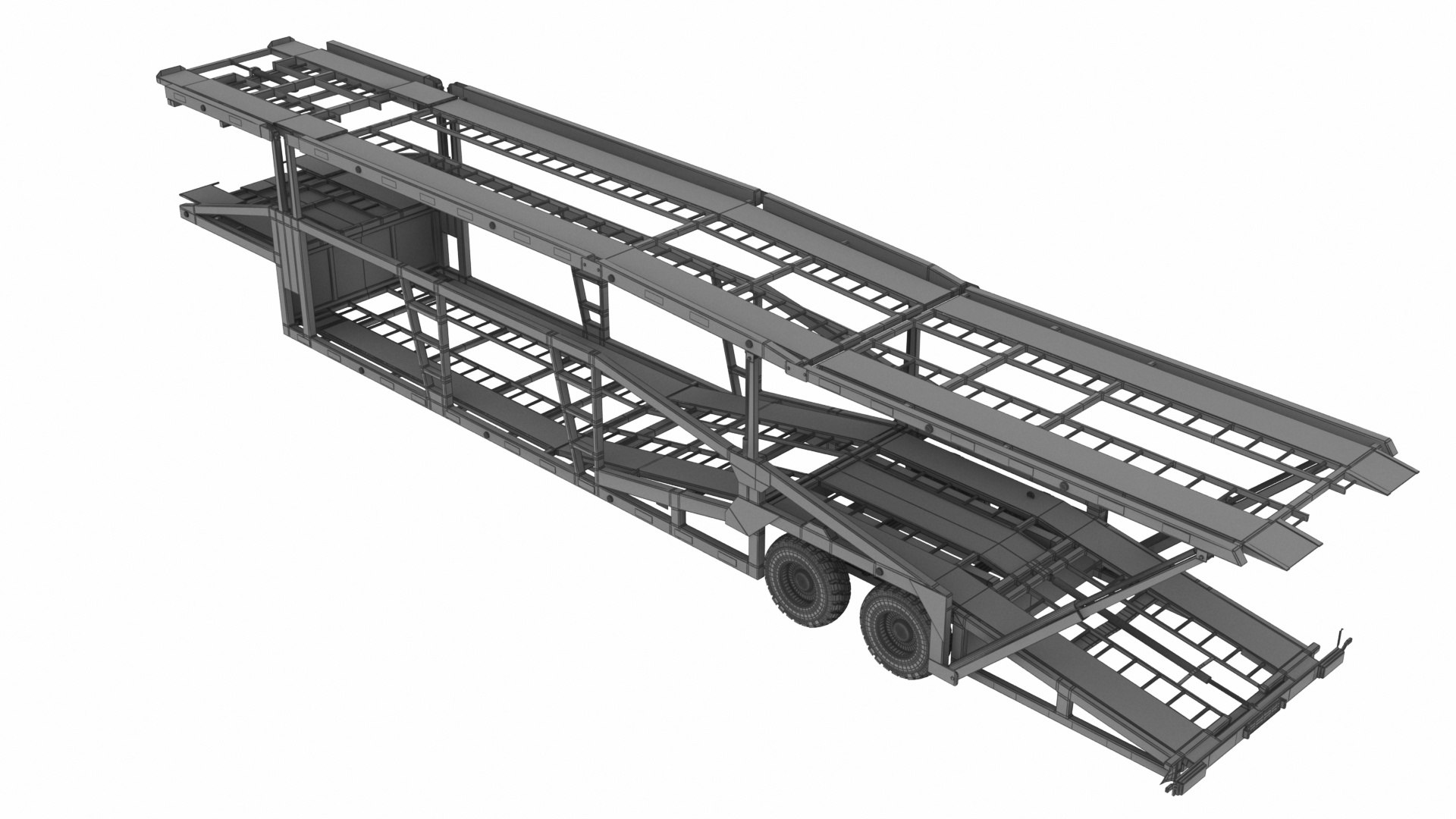 3D Car Transporter - TurboSquid 1529575