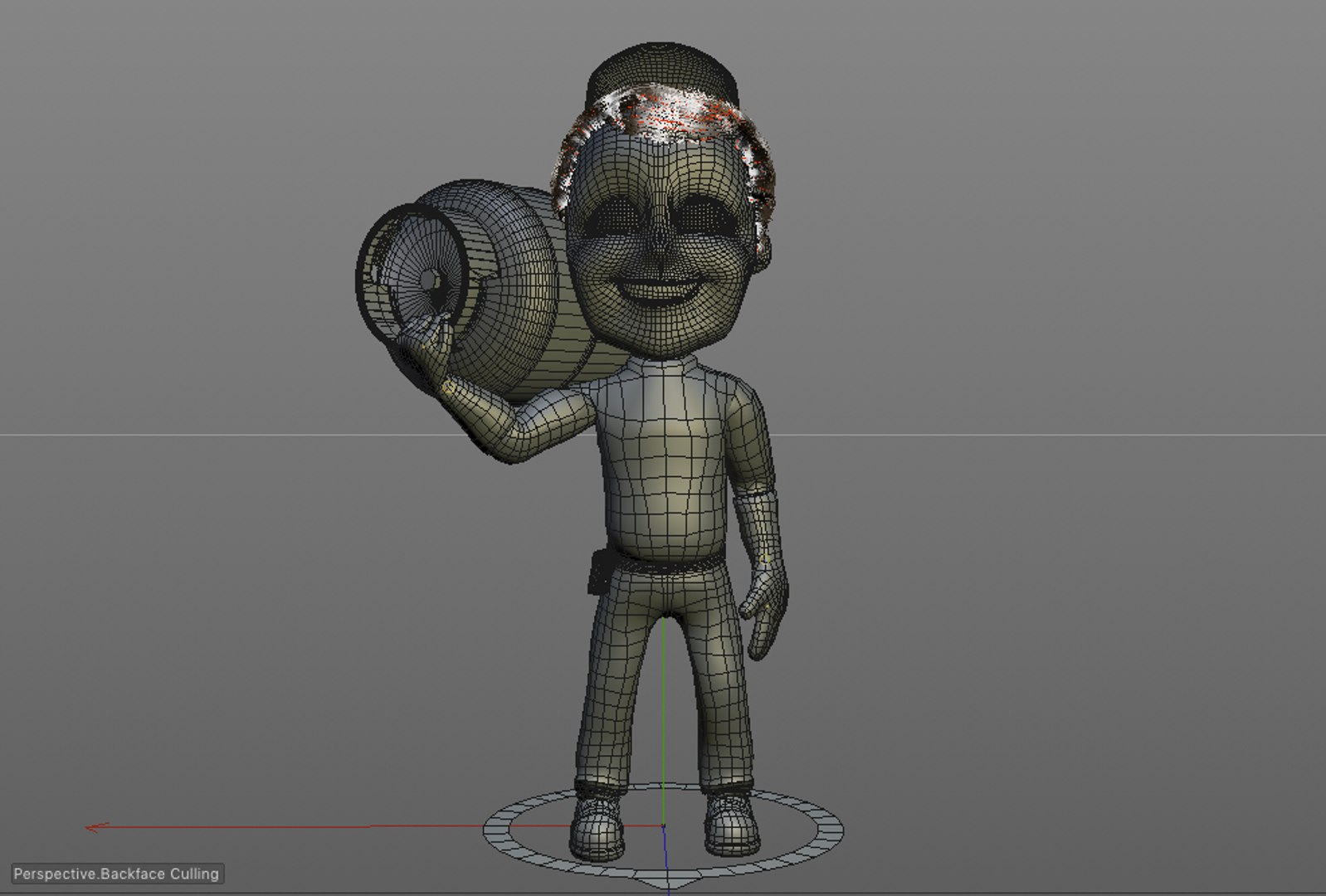 character cartoon c4d