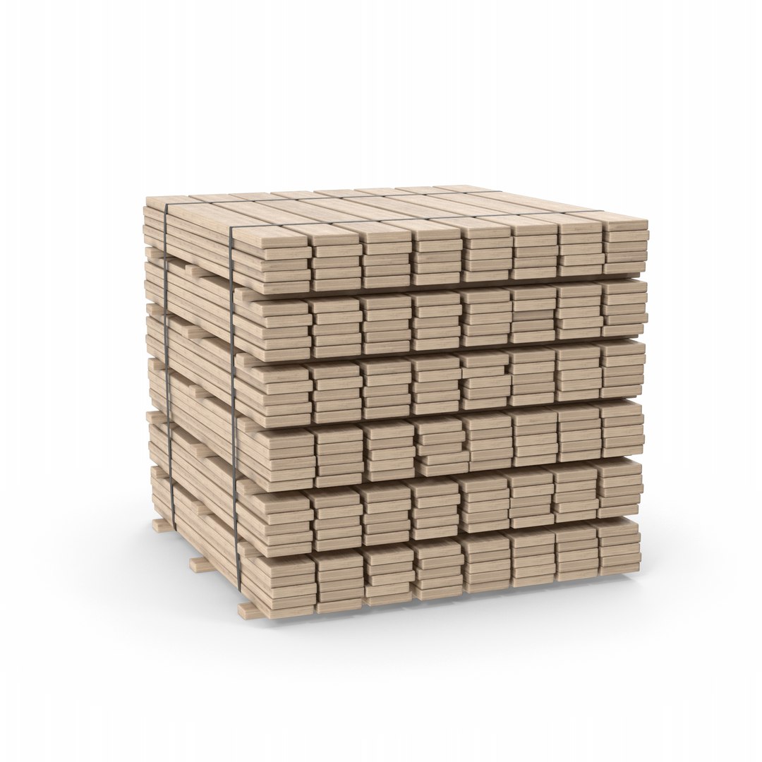 3D Stack Of Wood Planks - TurboSquid 2175487