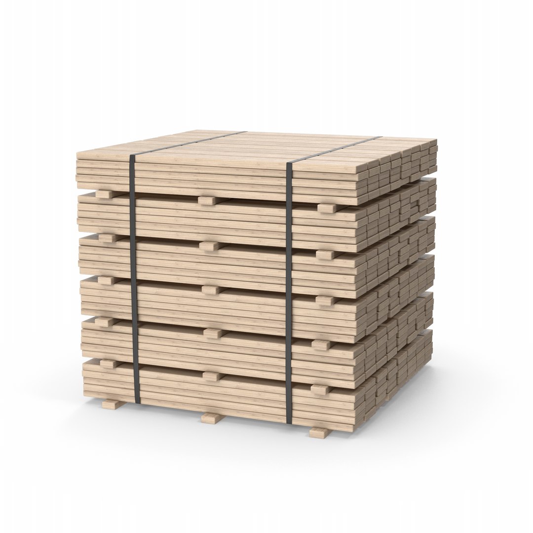 3D Stack Of Wood Planks - TurboSquid 2175487