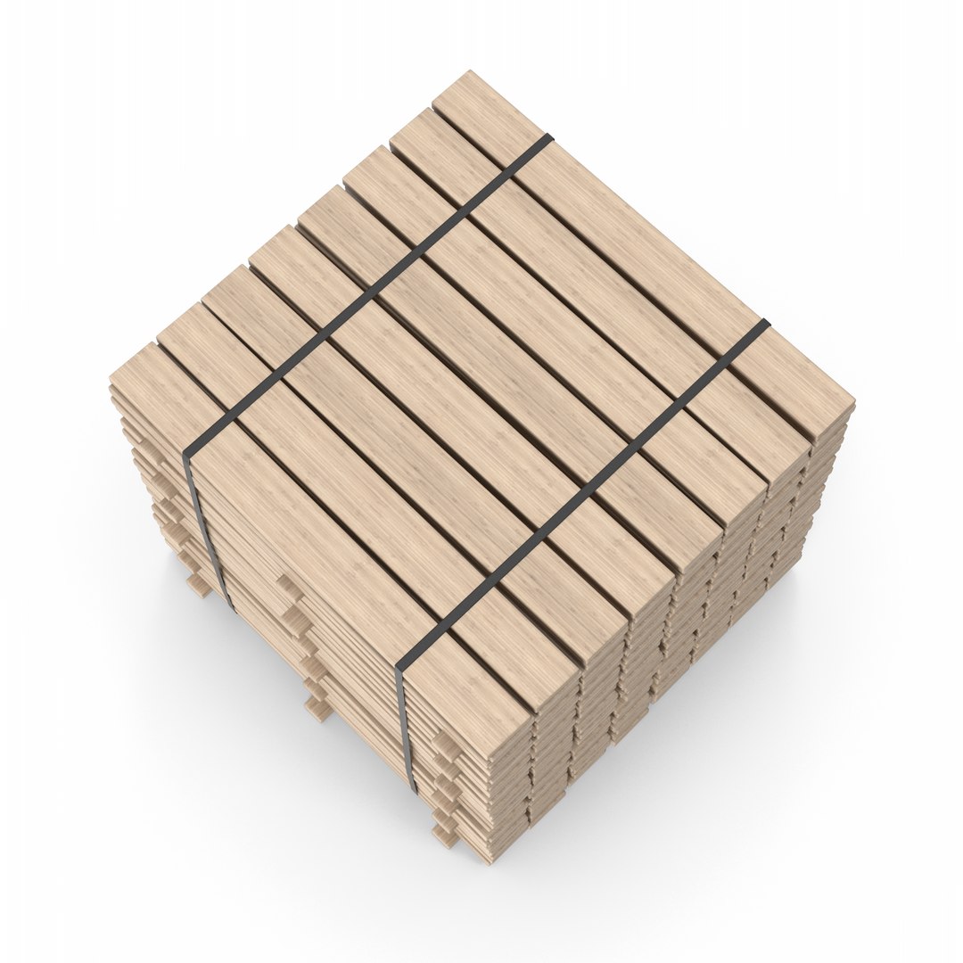 3D Stack Of Wood Planks - TurboSquid 2175487