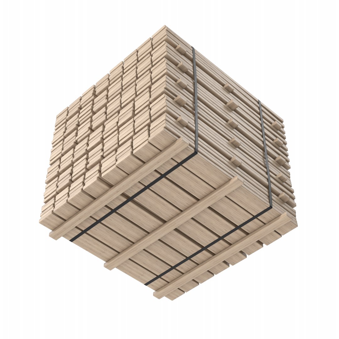 3D Stack Of Wood Planks - TurboSquid 2175487