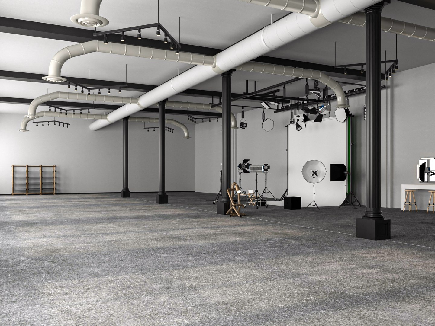 Photography Studio Scene 2 3D - TurboSquid 2084666