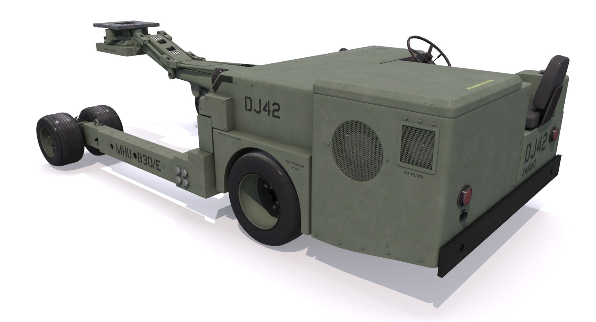 Munition Loader Mhu-83 Unit 3d Model