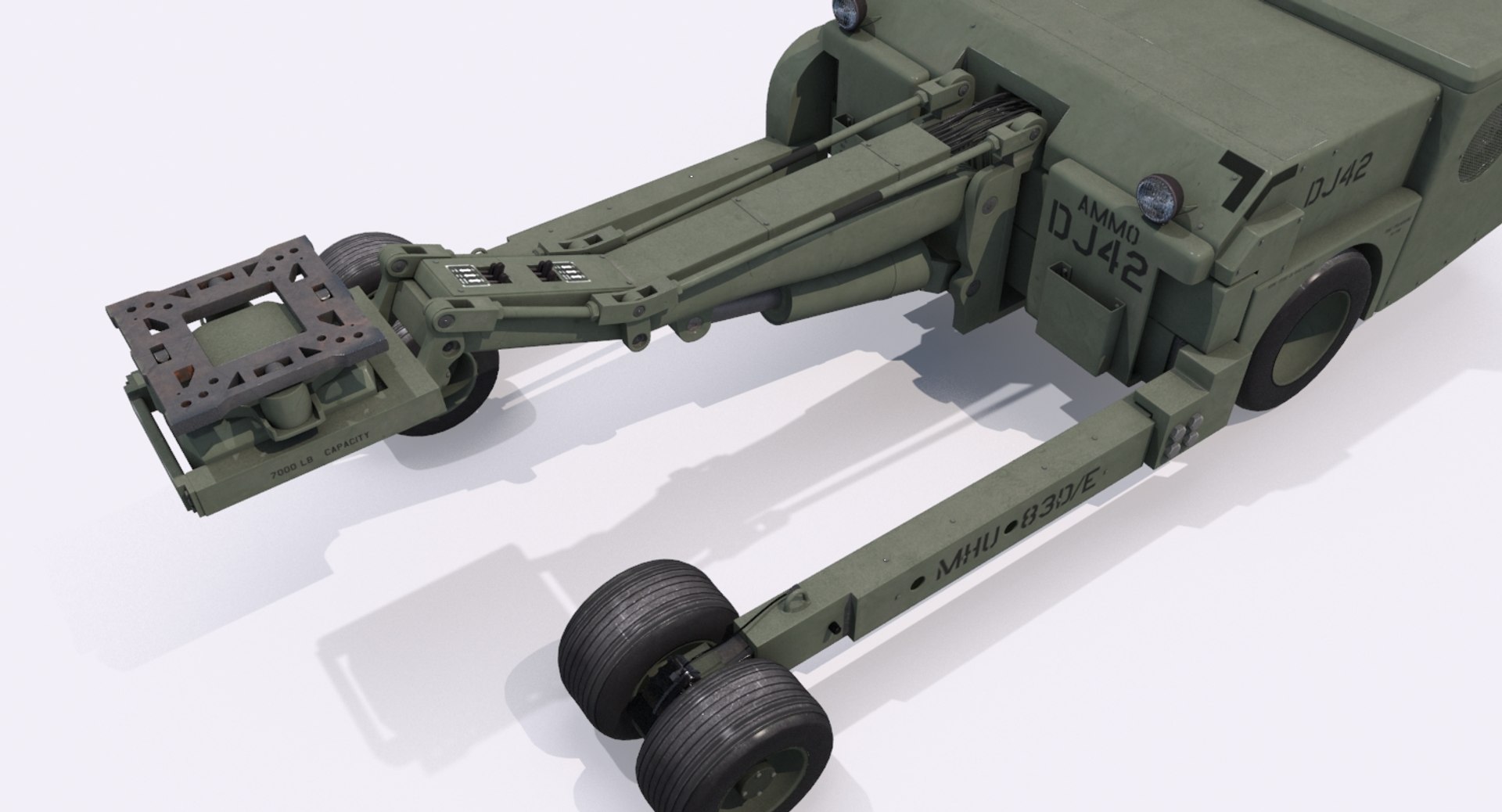 Munition Loader Mhu-83 Unit 3d Model