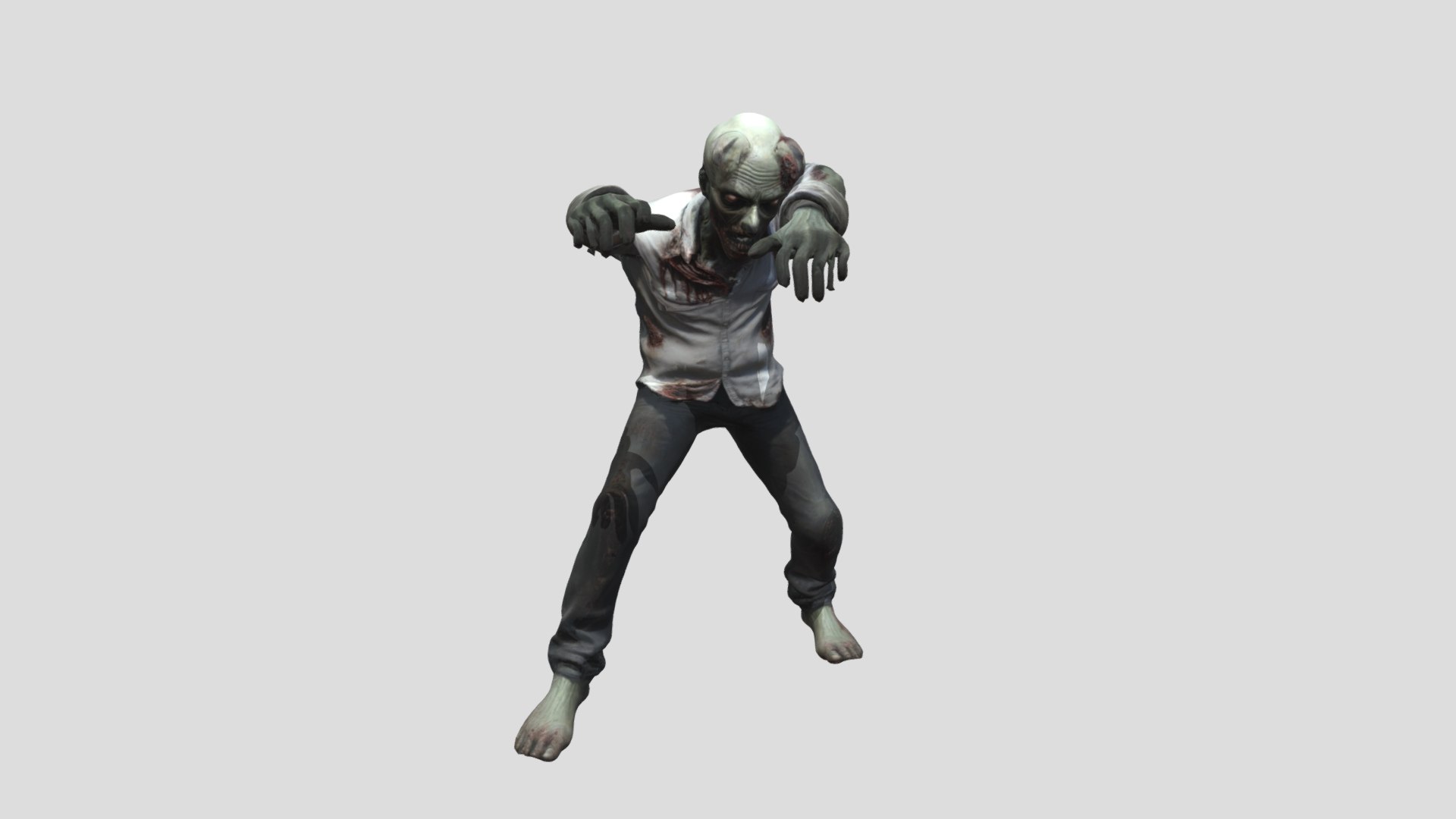 modelo 3d Modelo 3D de zombi - TurboSquid 2484042