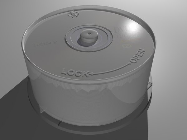 3d model cd dvd case