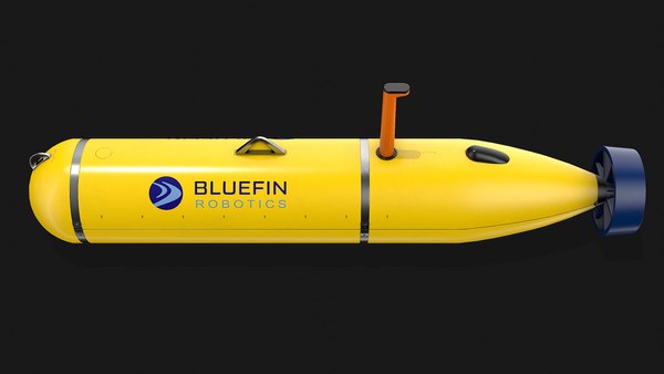 Bluefin-21无人水下航行器3D模型 - TurboSquid 2161226