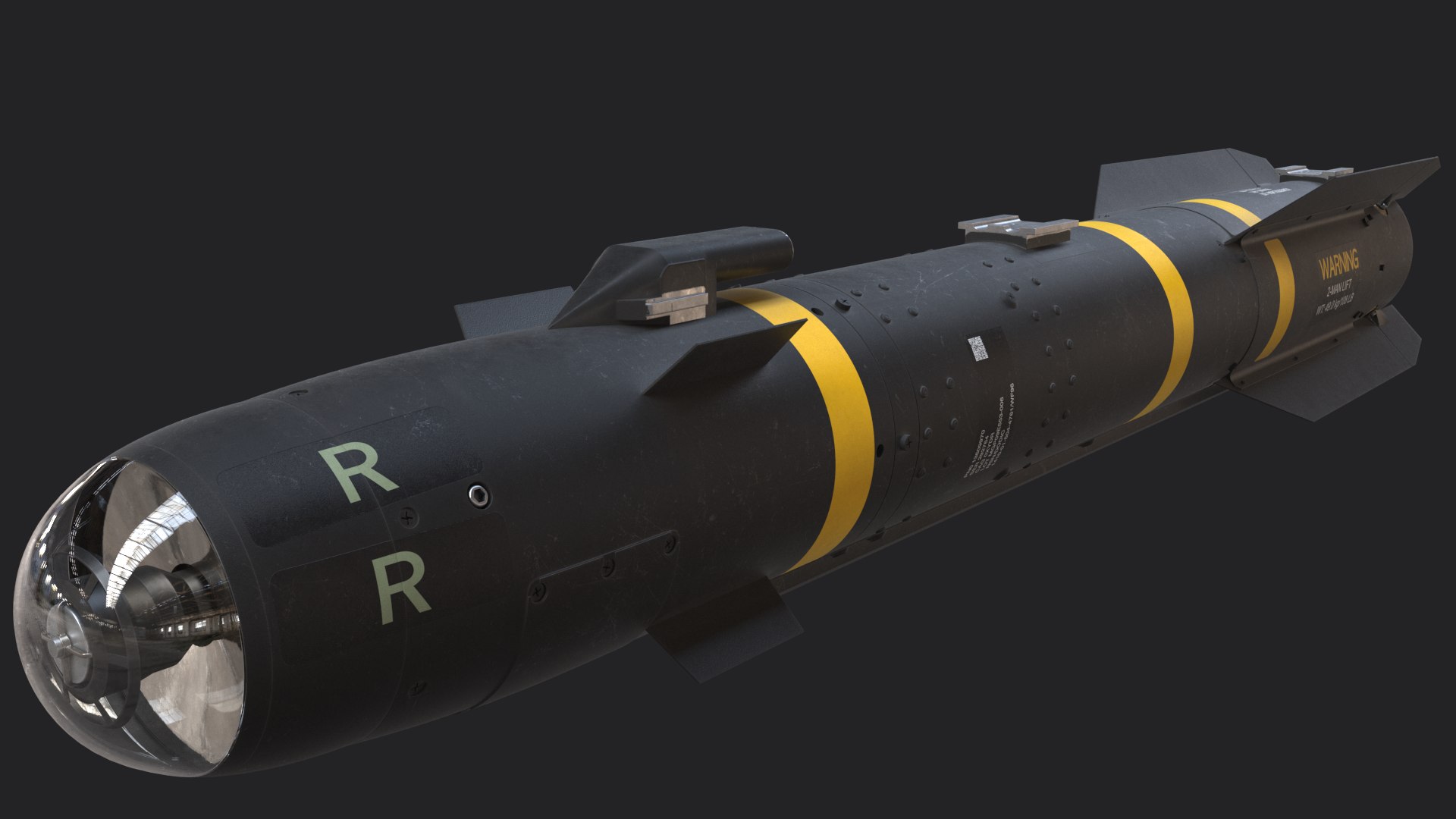 Hellfire Missile Model - TurboSquid 1505022