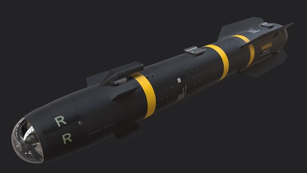 Hellfire missile model - TurboSquid 1505022