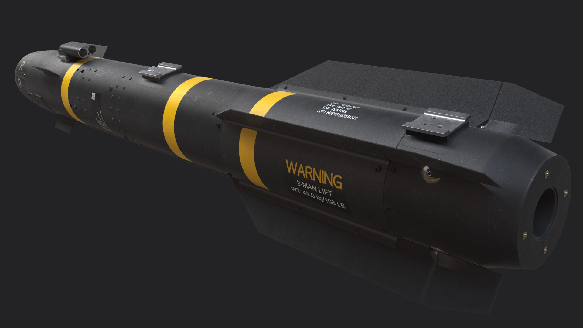 Hellfire Missile Model - TurboSquid 1505022