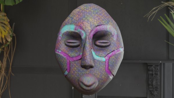 Free Stylized Mask 4 3D model - TurboSquid 1948576
