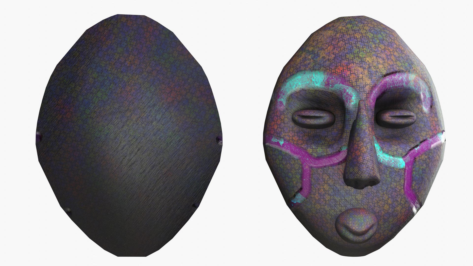 Free Stylized Mask 4 3D Model - TurboSquid 1948576