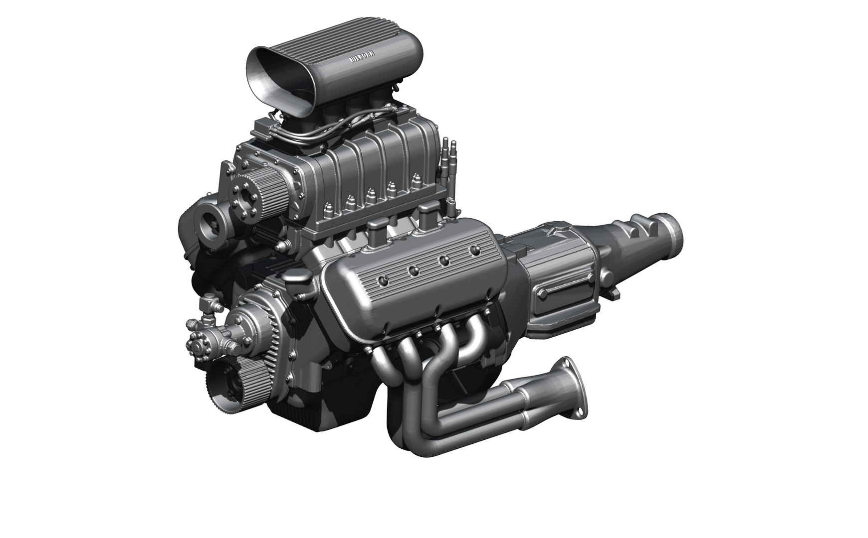 3D Classic Engine Motor Petrol model - TurboSquid 1955046