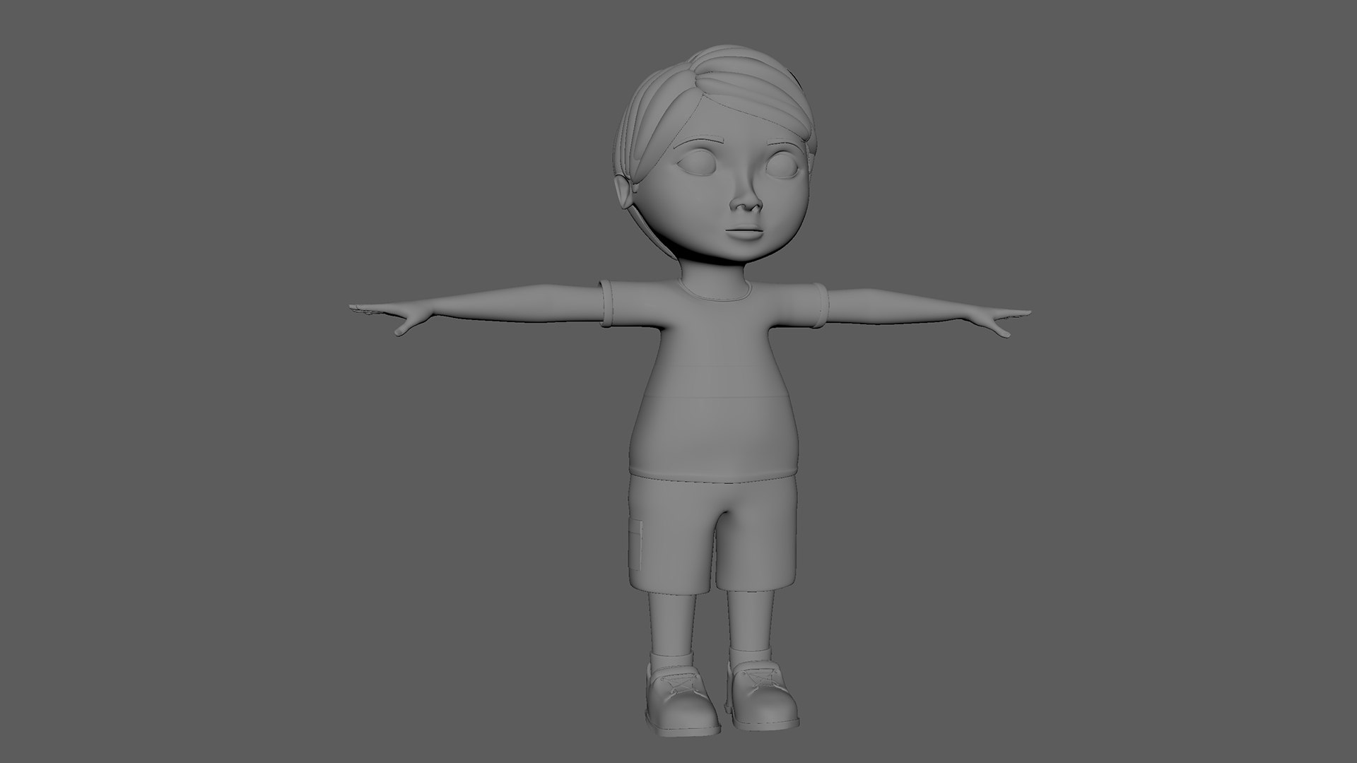 3D 3D Cartoon Kid Character Nico No Rig Model - TurboSquid 2247877