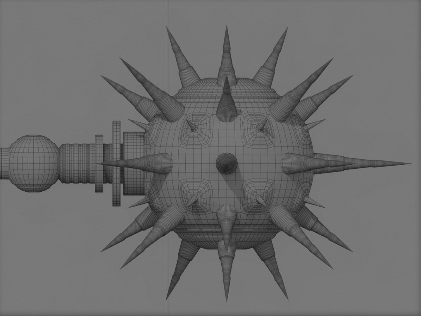 Spiked Club 3D - TurboSquid 1359084