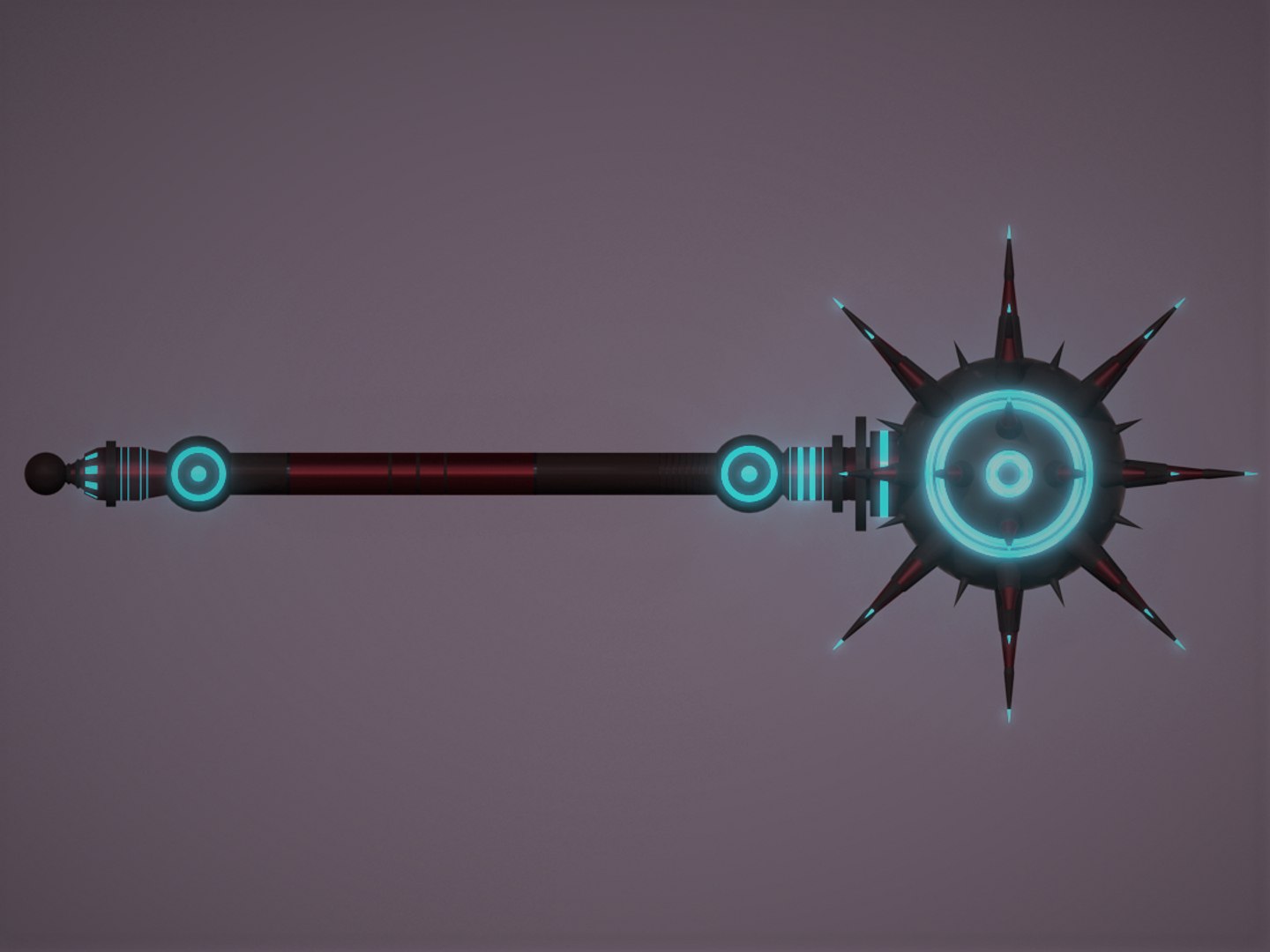 Spiked Club 3D - TurboSquid 1359084