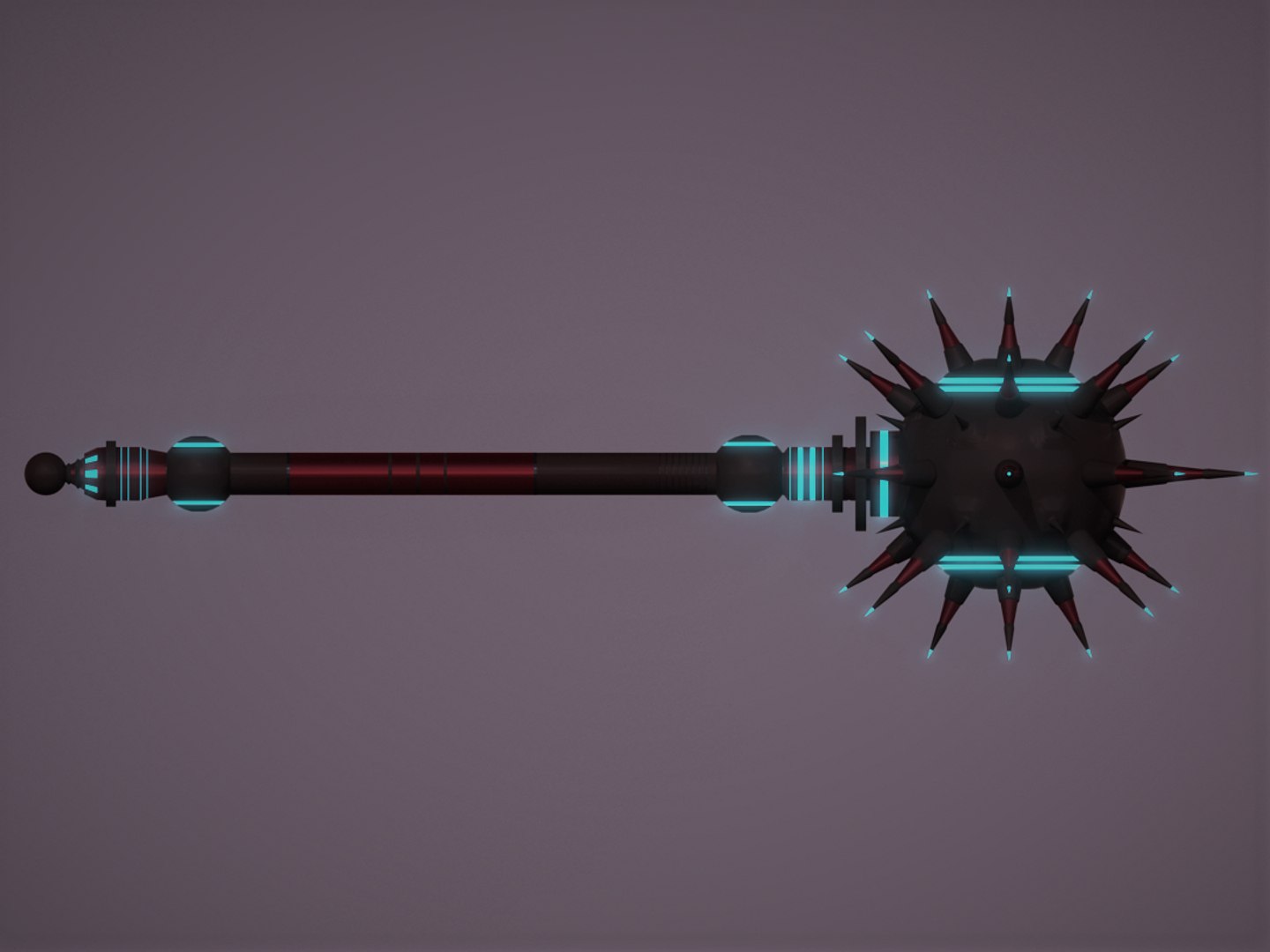 Spiked Club 3D - TurboSquid 1359084