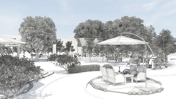 City Park Design 3D 모델 - TurboSquid 1979656