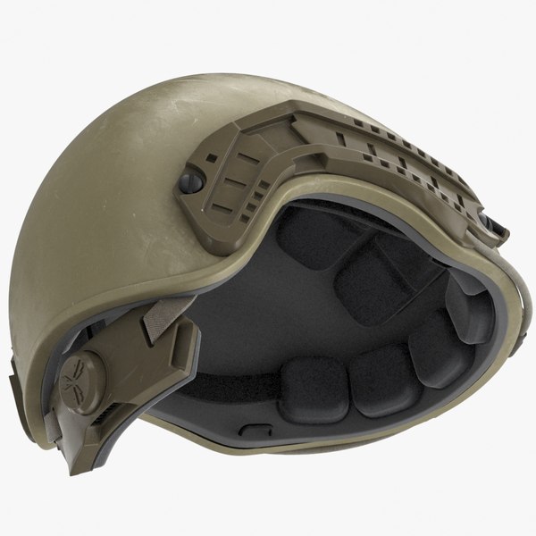 3d model ballistic combat helmet