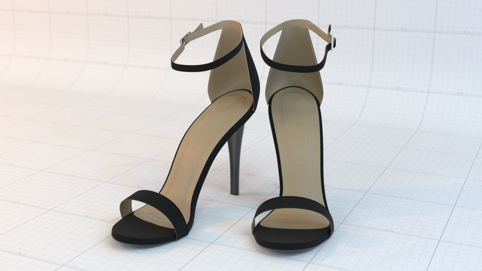 Heel Shoes 3D Model - TurboSquid 1691435