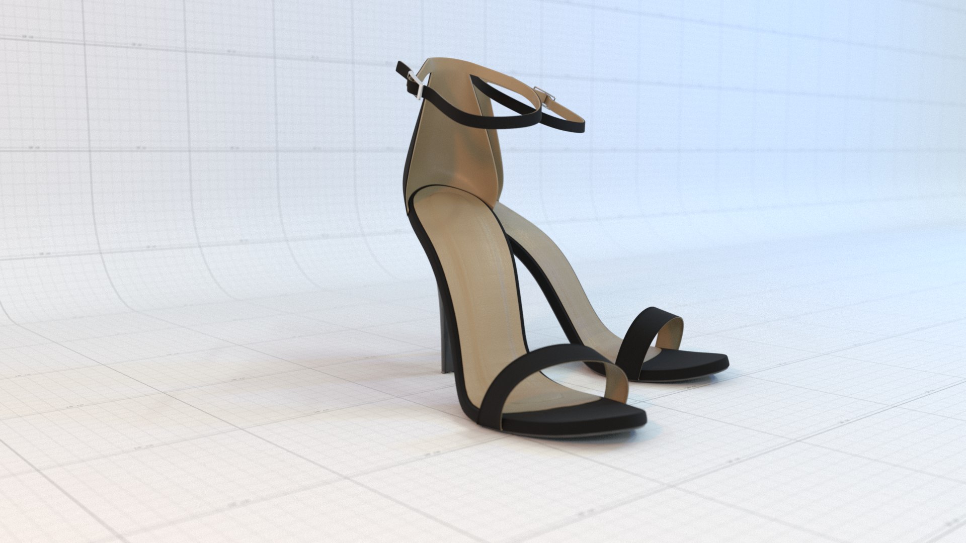 Heel Shoes 3D Model - TurboSquid 1691435