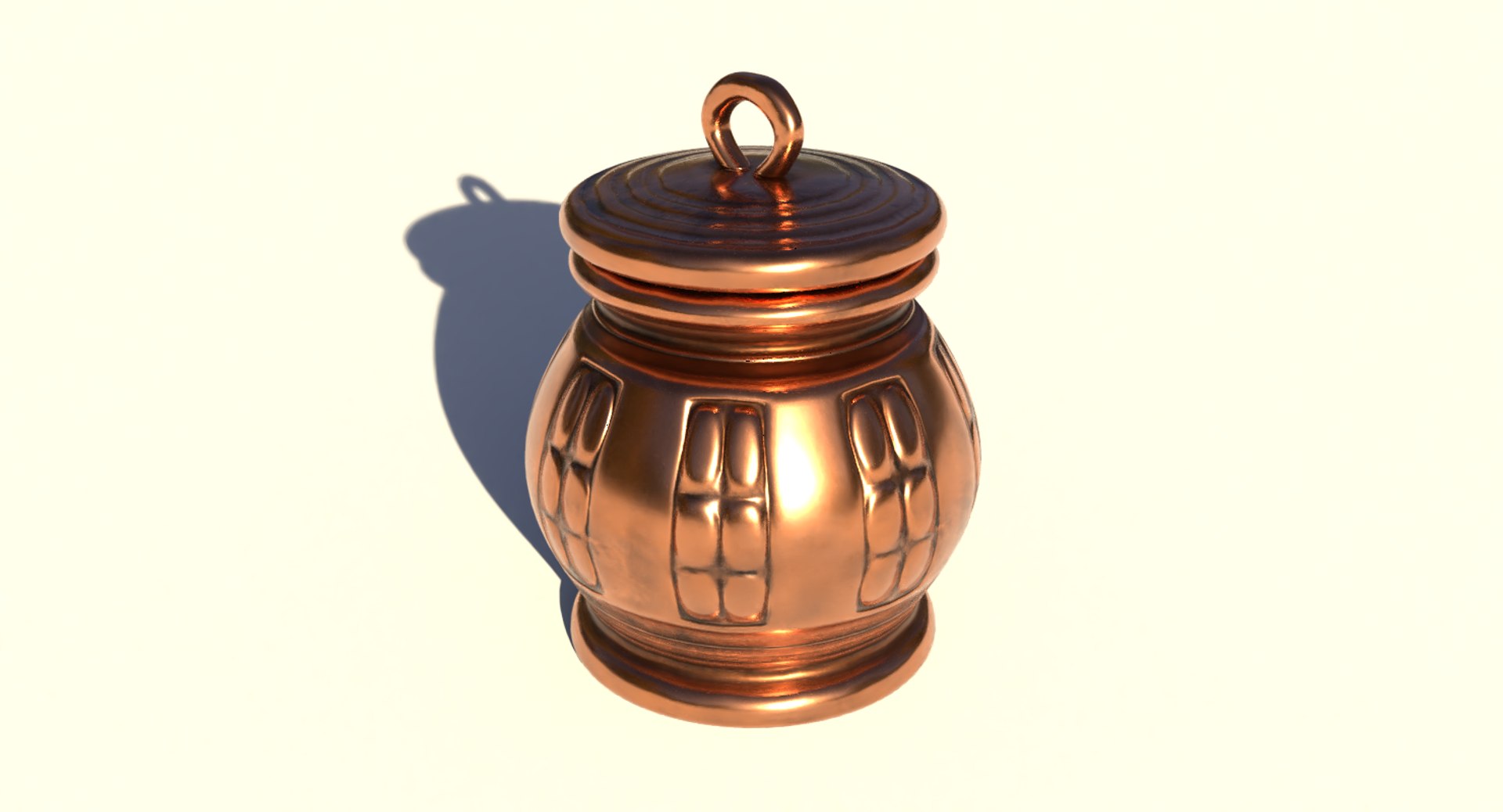 Copper inkwell 3D model - TurboSquid 1314719
