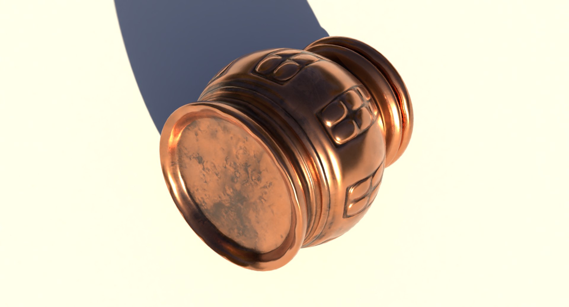 Copper inkwell 3D model - TurboSquid 1314719