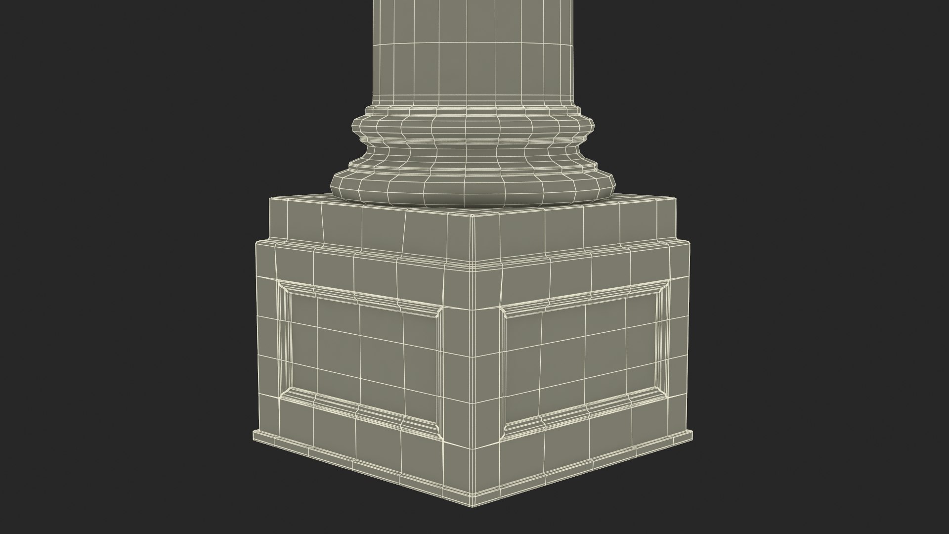 Old Capitol Column 3D Model - TurboSquid 2217523