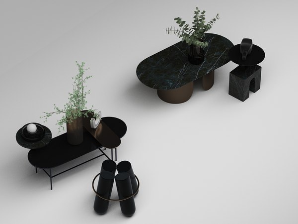 Coffee Table - Waiting Table - 020 3D 모델 - TurboSquid 1956075