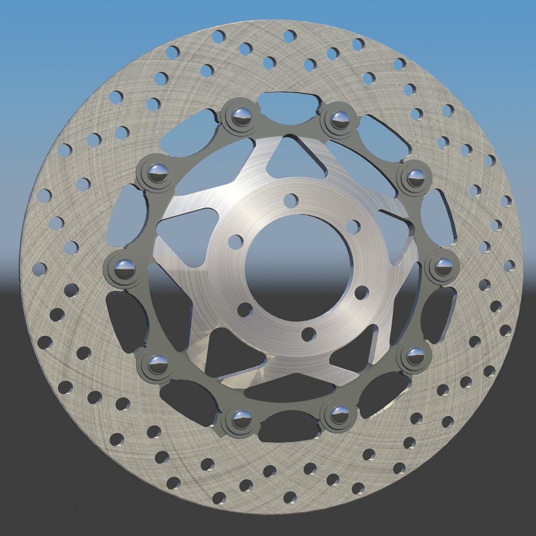 3d rotor brake disc assembly