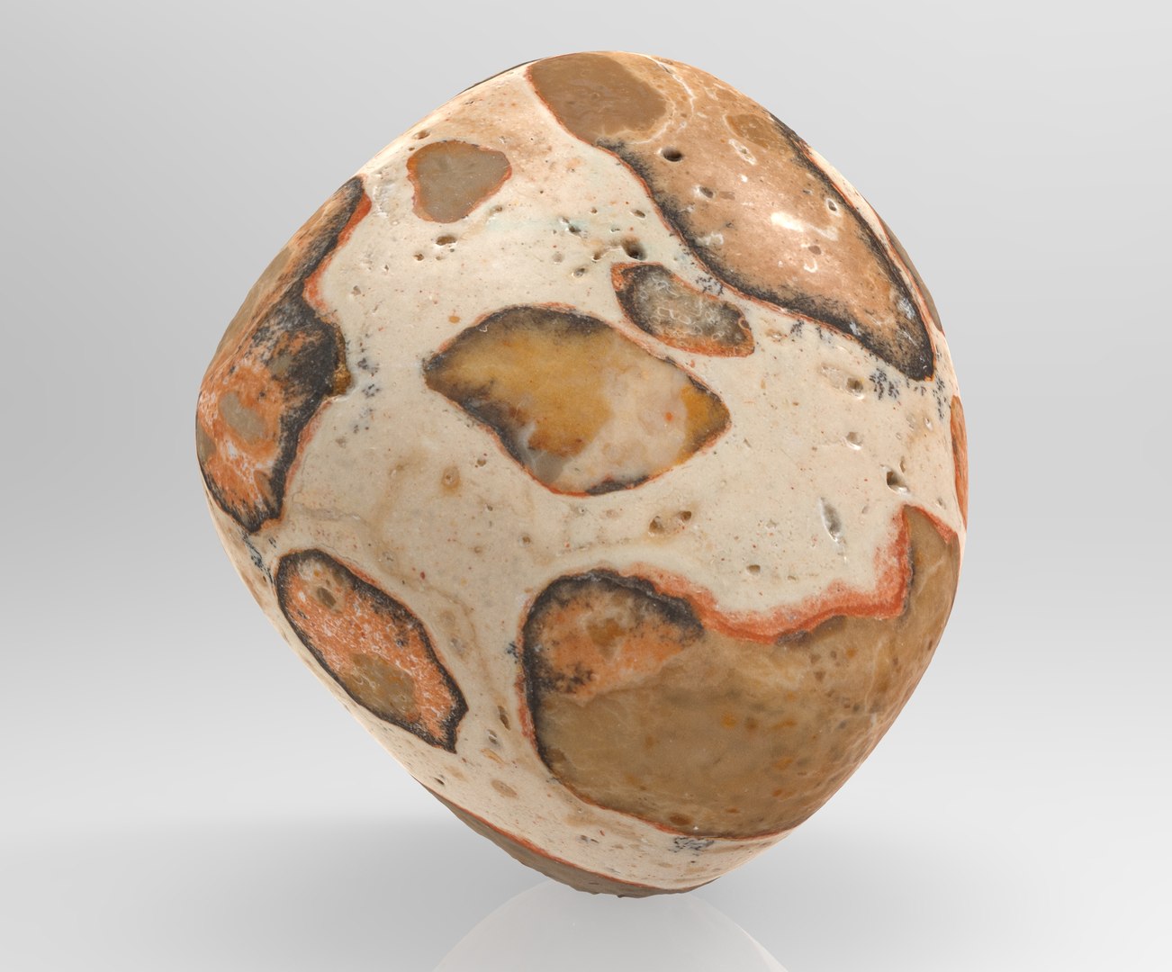 Rhyolite Gemstone Model - TurboSquid 2031531