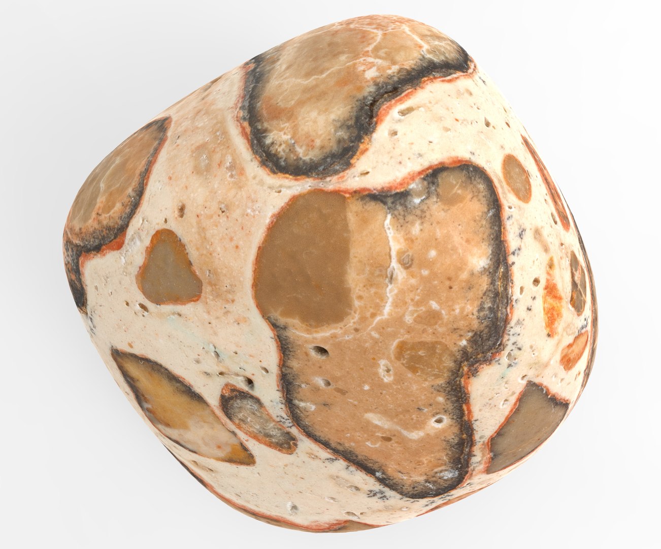 Rhyolite Gemstone Model - TurboSquid 2031531
