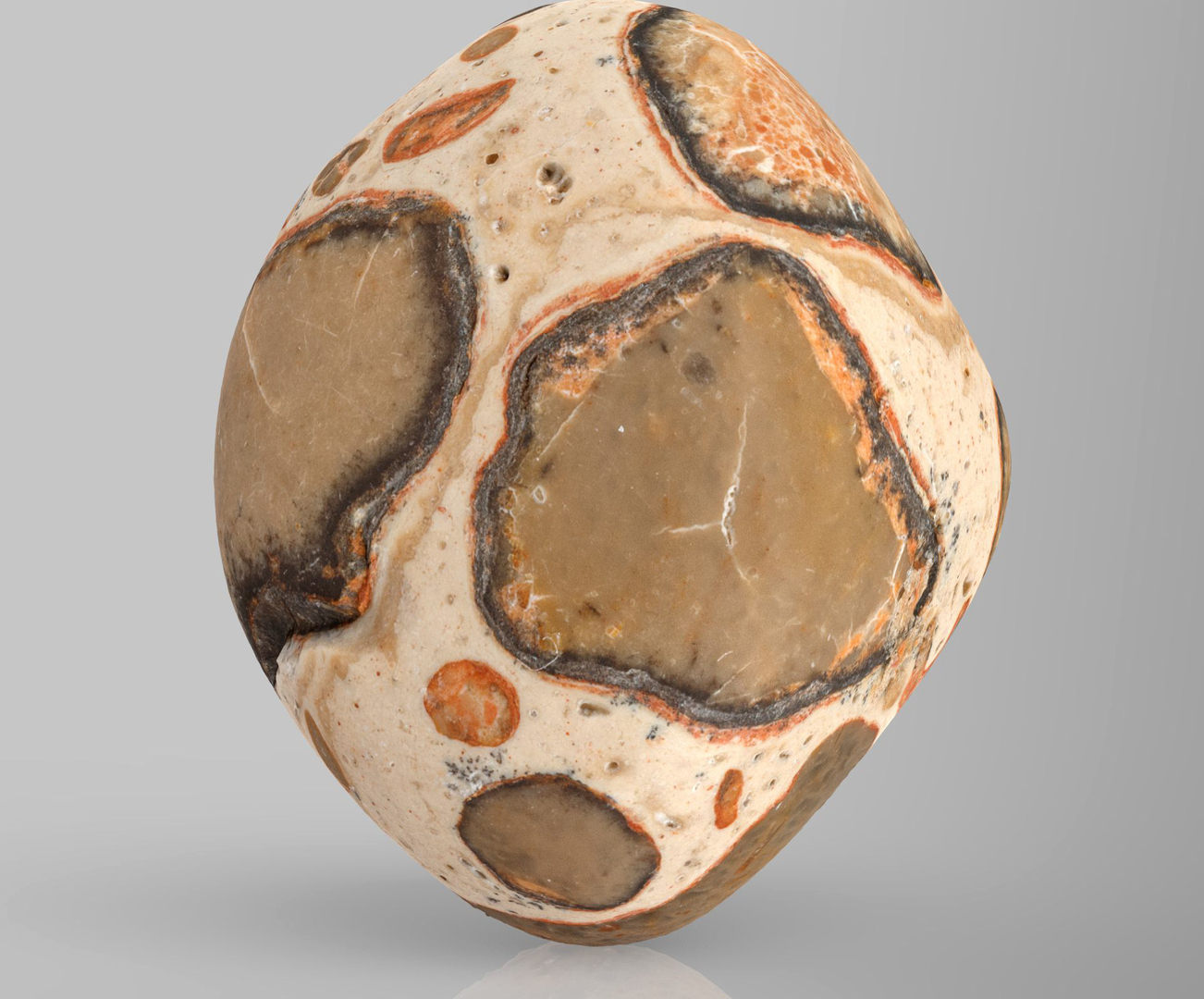 Rhyolite Gemstone Model - TurboSquid 2031531