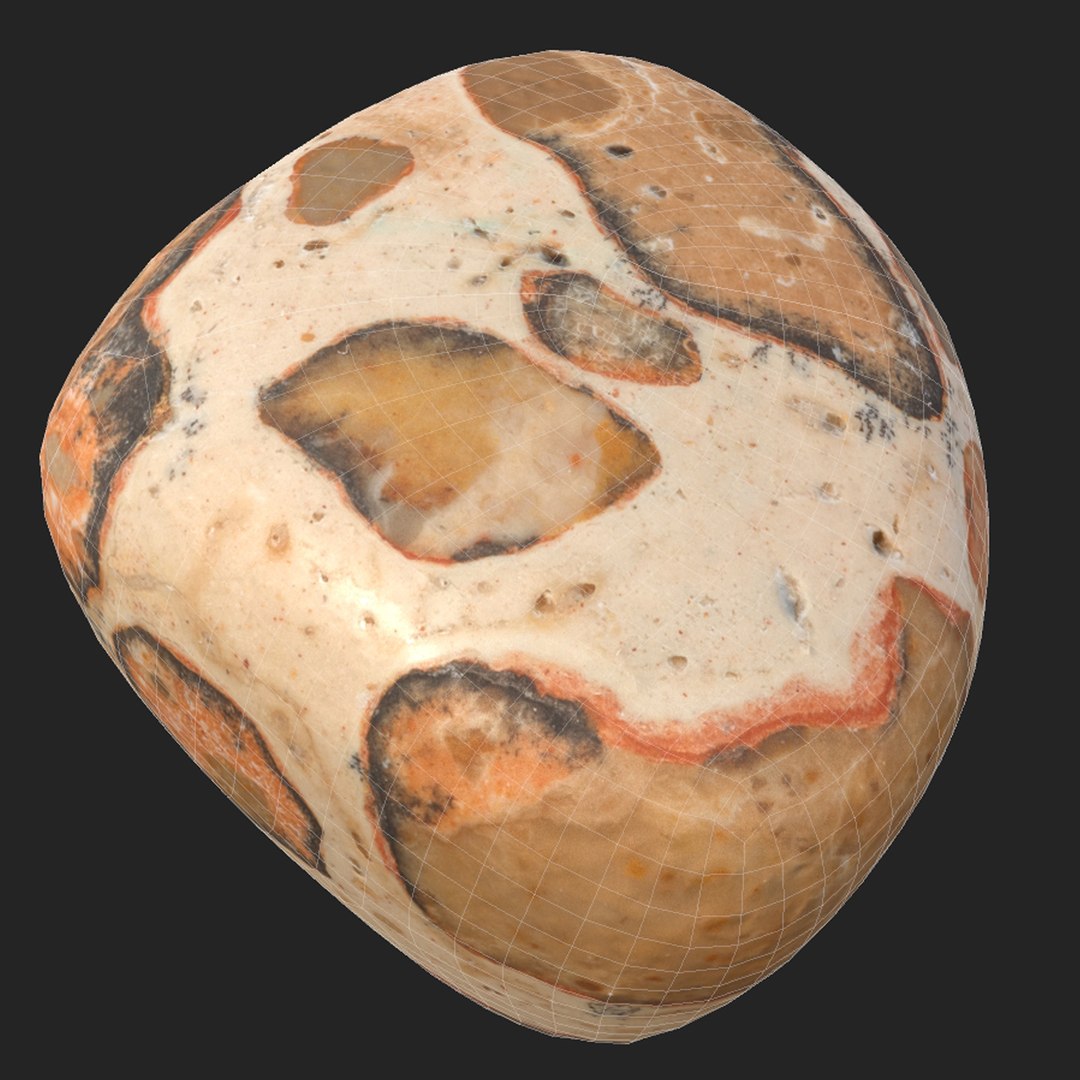 Rhyolite Gemstone Model - TurboSquid 2031531